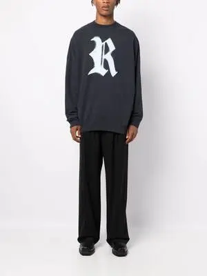Raf Simons Logo-print Cotton Sweatshirt