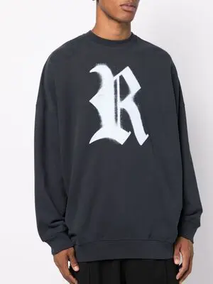 Raf Simons Logo-print Cotton Sweatshirt