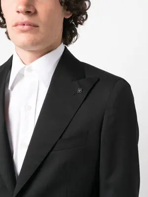 Tagliatore Single-breasted Virgin-wool Suit - Black