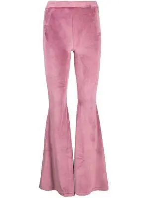 Gcds Velvet Flared Trousers