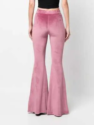 Gcds Velvet Flared Trousers