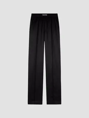 TOM FORD Silk-blend Logo Pants