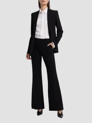 Michael Kors Georgina Pebble Crepe Blazer