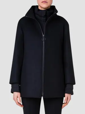 Akris Core Layered Wool-blend Jacket