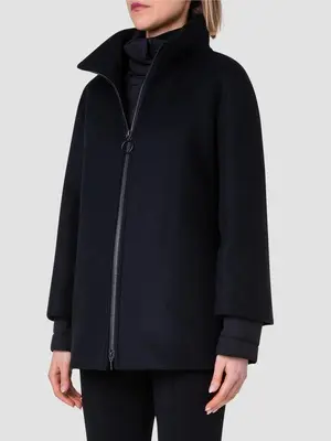 Akris Core Layered Wool-blend Jacket