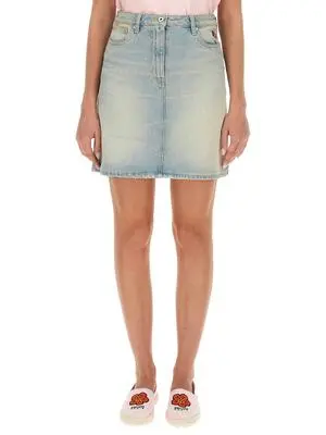 Kenzo Denim Skirt - Blue