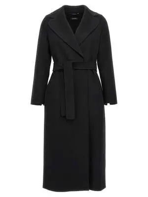 Max Mara Poldo Wool Coat - Black