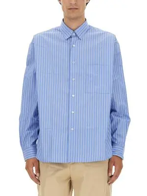 LANVIN Oversize Fit Shirt - Blue