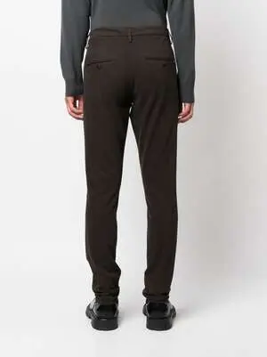DONDUP Straight-leg Chino Trousers - Brown