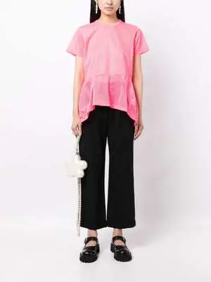 Comme Des Garçons Asymmetric-hem T-shirt
