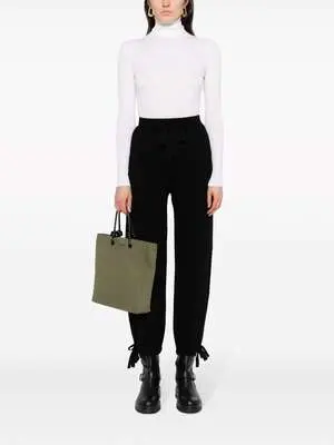 P.a.r.o.s.h Drawstring-waistband Cargo Trousers - Black