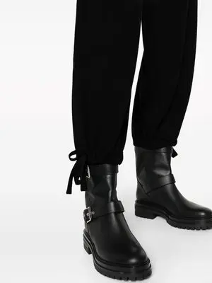 P.a.r.o.s.h Drawstring-waistband Cargo Trousers - Black