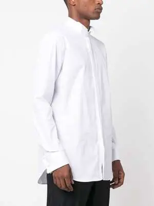 Canali Long-sleeved Cotton Shirt