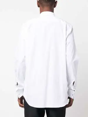 Canali Long-sleeved Cotton Shirt