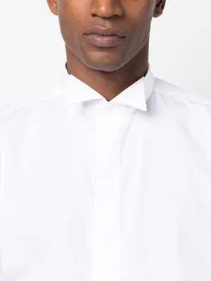 Canali Long-sleeved Cotton Shirt