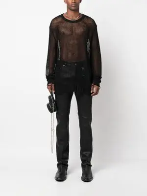 1017 Alyx 9sm Straight-leg Leather Trousers
