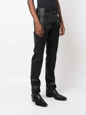 1017 Alyx 9sm Straight-leg Leather Trousers