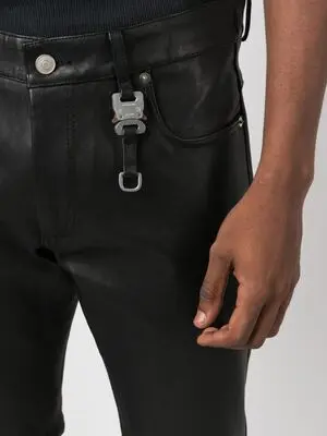 1017 Alyx 9sm Straight-leg Leather Trousers