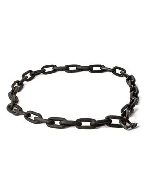 PARTS OF FOUR Charm Chain-link Necklace - Grey