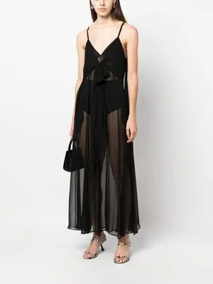 Filippa K Semi-sheer Silk Slip Dress