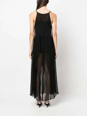 Filippa K Semi-sheer Silk Slip Dress