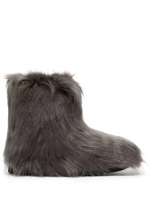 STAND STUDIO Olivia Faux-fur Ankle Boots