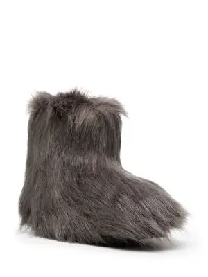 STAND STUDIO Olivia Faux-fur Ankle Boots