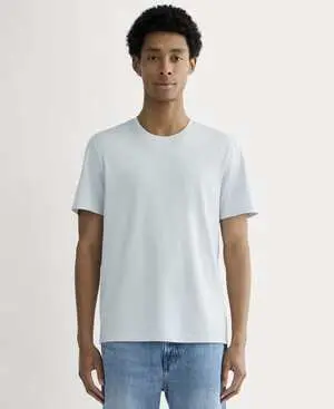 Everlane Essential Organic Crew Neck Tshirt Air Blue