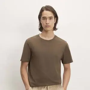 Everlane Essential Organic Crew Neck Tshirt Brown