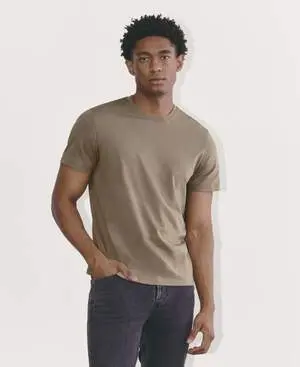 Everlane Essential Organic Crew Neck Tshirt Clay