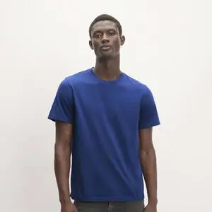 Everlane Essential Organic Crew Neck Tshirt Dark Blue