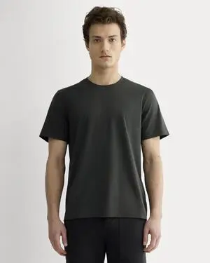 Everlane Essential Organic Crew Neck Tshirt Washed Black