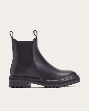 Everlane Lug Chelsea Boot - Black