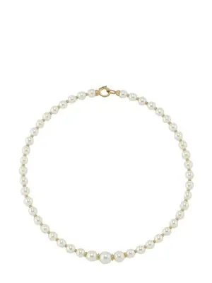 Irene Neuwirth 18kt Yellow Graduated Pearl Necklace - Gold