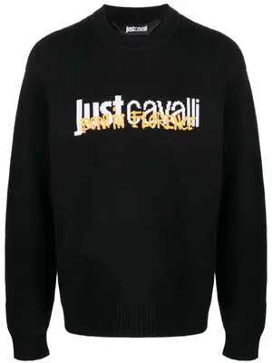 Just Cavalli Long Sleeve Knitwear For Men