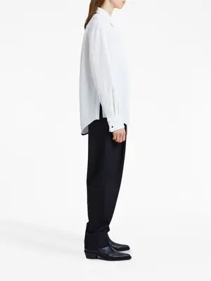 Proenza Schouler Crinkled Satin-finish Shirt