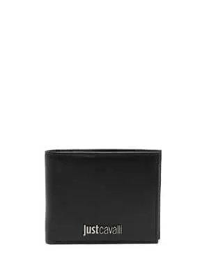 Just Cavalli Logo-lettering Bi-fold Wallet - Black