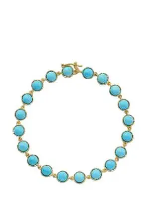 Irene Neuwirth 18kt Yellow Kingman Turquoise Bracelet - Gold
