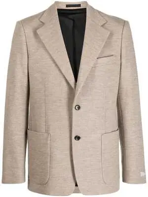 LANVIN Virgin-wool Blazer - Brown