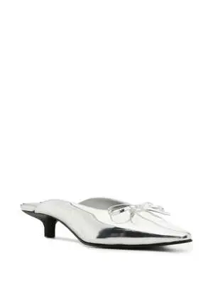 Senso Fenton Ii Patent Leather Mules - Silver