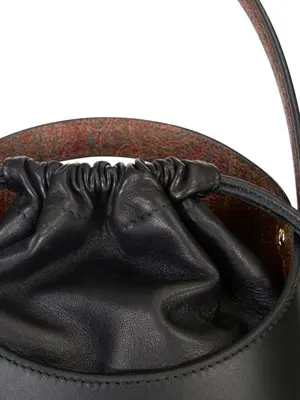 Etro Small Saturno Bucket Bag - Black