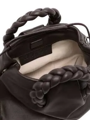 Hereu Small Bombon Leather Tote Bag - Brown