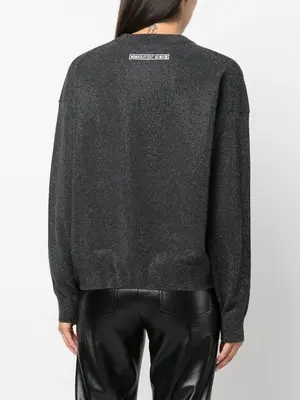 Alexander Wang Rhinestone-embellished Wool Jumper