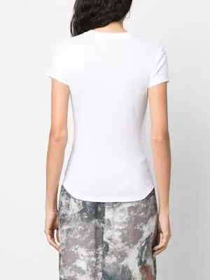 Isabel Marant Étoile Taomi Ribbed Cotton T-shirt - White