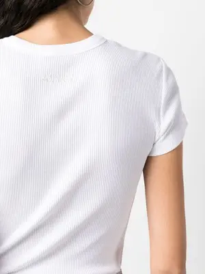 Isabel Marant Étoile Taomi Ribbed Cotton T-shirt - White