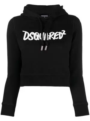 Dsquared2 Logo-print Long-sleeve Hoodie