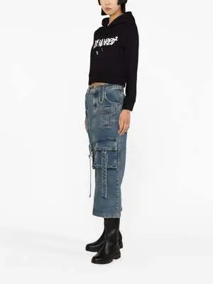Dsquared2 Logo-print Long-sleeve Hoodie