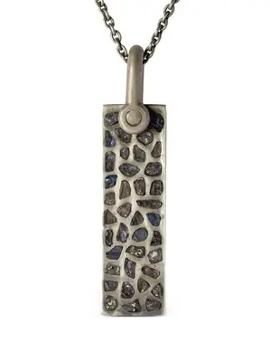 PARTS OF FOUR Plate Sterling Tanzanite Pendant Necklace - Silver