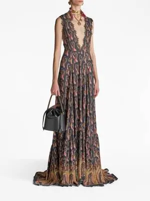 Etro Saturno Leather Bucket Bag