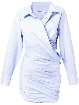 Alexander Wang Asymmetric Cotton Shirtdress